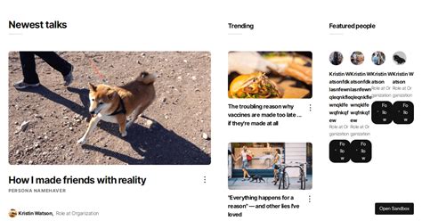 Pure React Carousel Examples Codesandbox