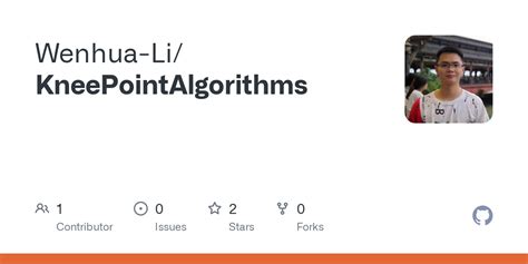 GitHub Wenhua Li KneePointAlgorithms
