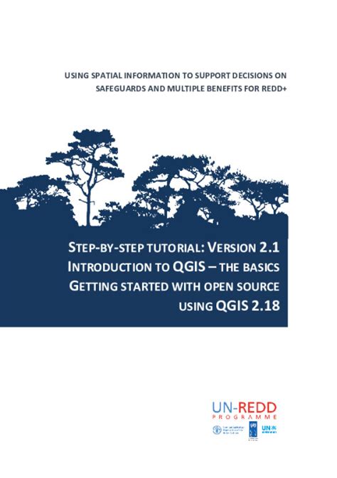 Step By Step Tutorial Version 2 1 Introduction To QGIS The Basics Getting Started With Open