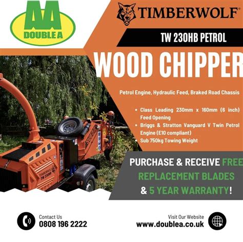 The Double A Trading Company Ltd On Linkedin The Timberwolf Tw 230hb