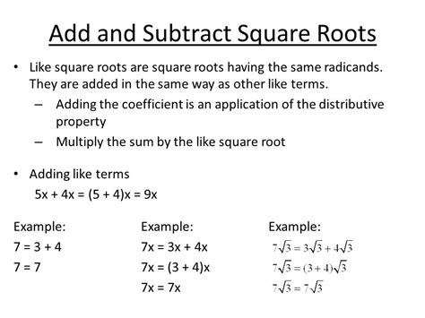 Add And Subtract Radicals Worksheets Printable Online Answers Worksheets Library