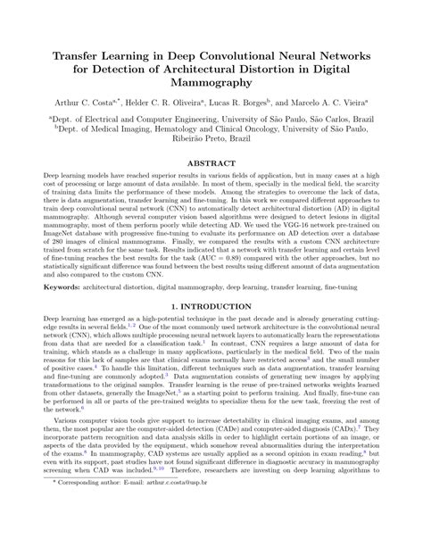 Pdf Transfer Learning In Deep Convolutional Neural Networks For
