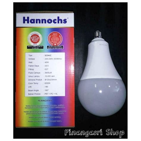 LAMPU LED HANNOCHS SONIC W WATT W LAMPU LED HANNOCH SONIC W WATT W Lazada
