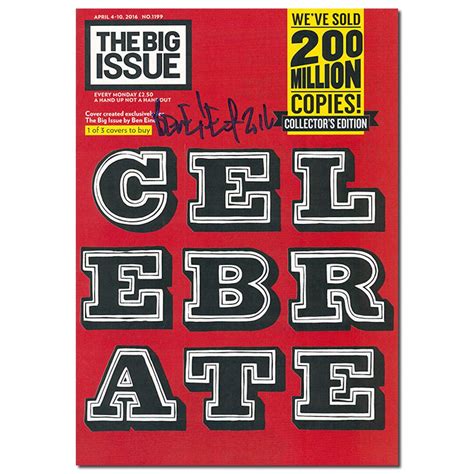Ben Eine Big Issue X Ben Eine Collectors Edition Etsy