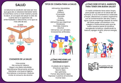 Imagen De Un Triptico De La Salud Image To U