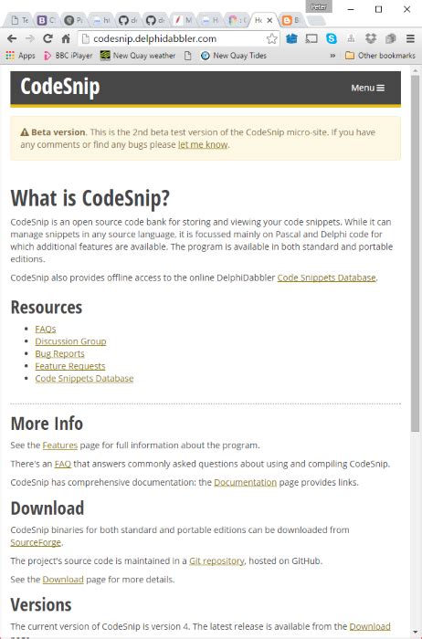 redesigned codesnip s micro site