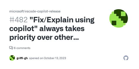 Fixexplain Using Copilot Always Takes Priority Over Other Extensions