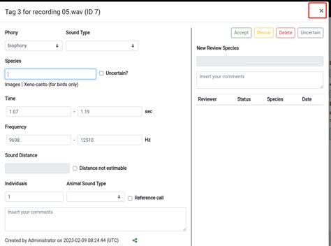 next tag button · issue 85 · ecomontec ecosound web · github