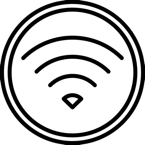 Wifi Line Icon 10594364 Vector Art At Vecteezy