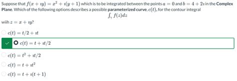 Parameterized Curve Question Raskmath