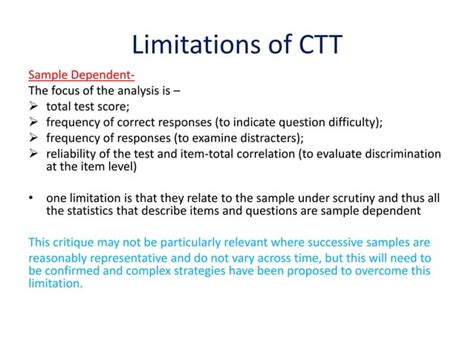 Classical Test Theory Ctt By Dr Jai Singh Pptx Standardized Classical Test Theory Ctt By Dr Jai Singh Pptx Standardized