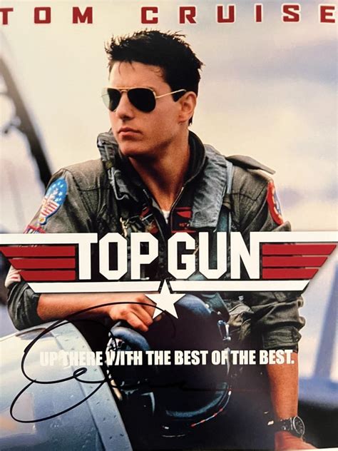 Top Gun Tom Cruise Signed Photo
