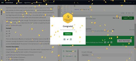 problemsolving hackerrank goldbadge achievementunlocked… charitha v