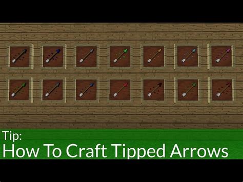 Minecraft How To Make A Arrow