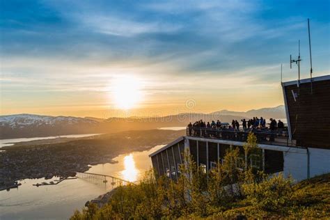 Midnight Sun In Tromso Norway Editorial Photo Image Of Attraction