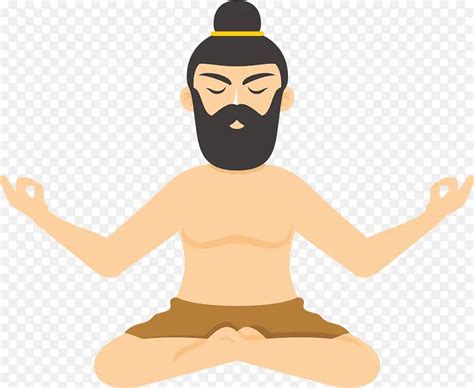 修行卡通风格矢量大师png图片素材下载图片编号qodjvady 免抠素材网