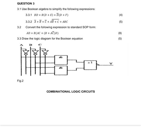 Solved Question 3 31 Use Boolean Algebra To Simplify The