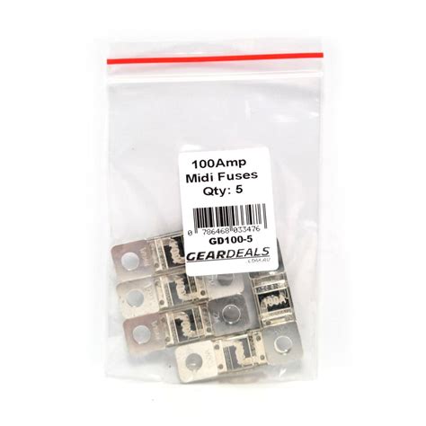 100 Amp Midi Fuses 100 Amp Ans Fuse Pack Of 5