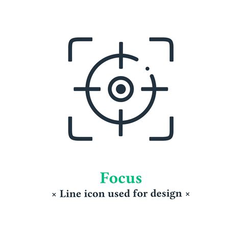 Focus Icon Isolated On A White Background Lens Focus Symbol For Web And Mobile Apps 7906535