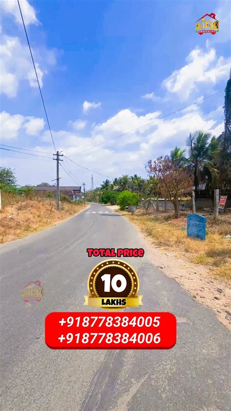 Selvanithya Sathishkumar 🌴othakkalmandapam Near Thoppampalayam Area Dtcp Approved Site For