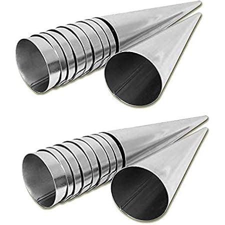 Set De Moldes Con Forma De Cono Mm X Mm Amazon Es Hogar Y Cocina