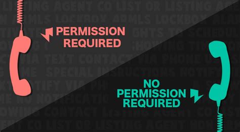 Showing Instructions Permission Required Vs No Permission Required Armls Blog