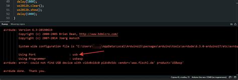 Arduino IDE не видит USB ASP Песочница Раздел для новичков Arduino ru