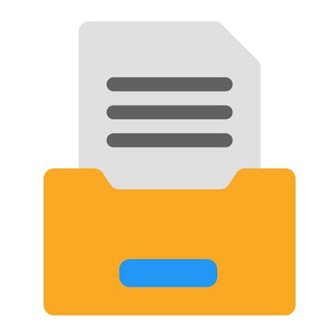 Archive Generic Color Fill Icon