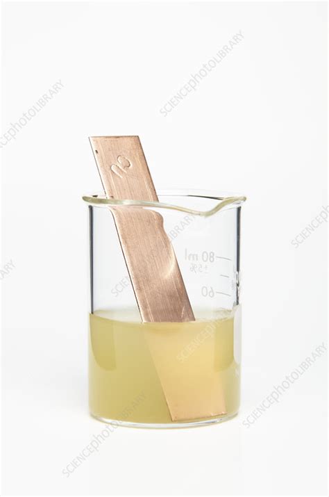 Copper In Iron Sulfate Stock Image C028 0150 Science Photo Library