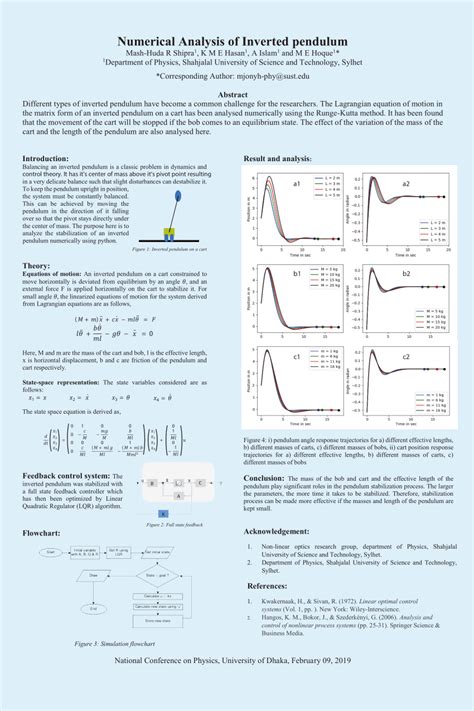 pdf numerical analysis of inverted pendulum introduction