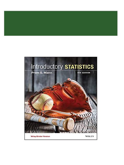 Original Pdf Introductory Statistics 9th Edition By Prem S Mann All Chapter Instant Download