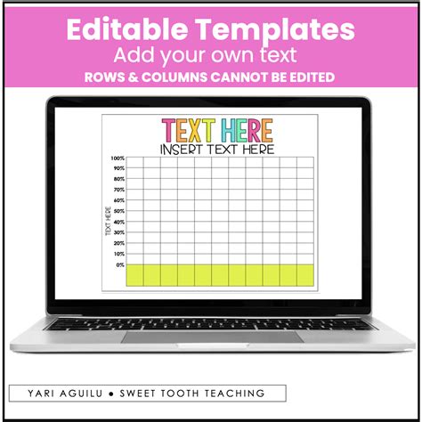 Class Wide Data And Goal Setting Posters Large Size Editable Data