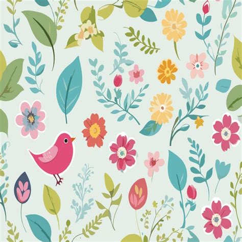 Premium Vector Spring Patterns Vector Premium Vector Spring Patterns Vector