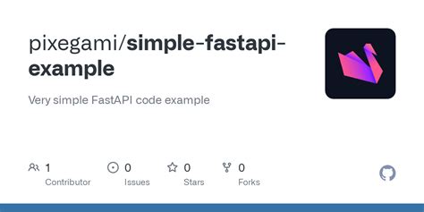 github pixegami simple fastapi example very simple fastapi code example