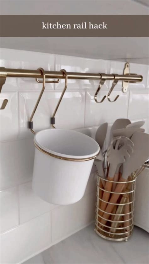 Ikea Rail Hack No Drilling Required For Backsplash Bliss Likeahack