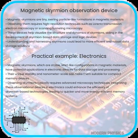 Magnetic Skyrmion Observation Device Precision Sensitivity And Speed