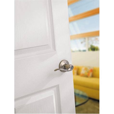 Weiser Lock Satin Nickel Toluca Smart Key Entrance Leverset Home Hardware