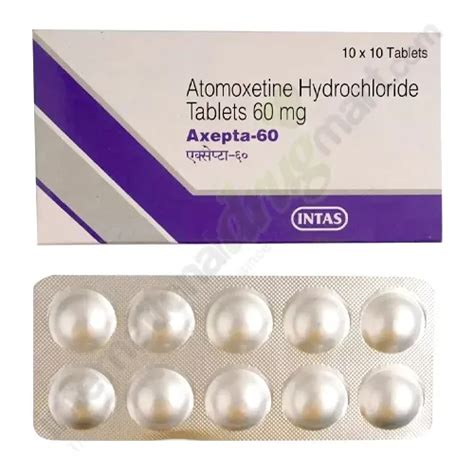 Buy Atomoxetine 60mg Tablets Online At Low Cost Idm
