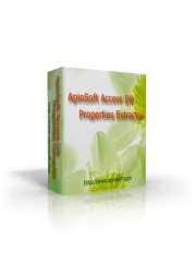 ApinSoft Access DB Properties Extractor ApinSoft PDF Properties Extractor ApinSoft To PDF