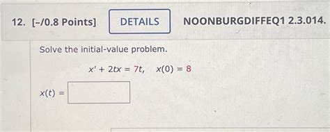 Solved Points Chegg Com