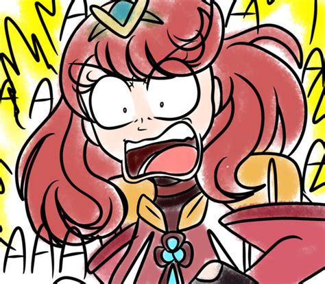 Kira Kira On Tumblr At First I Thought Mythra Was A Super Saiyan Pyra Sooo
