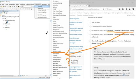Cant Find Production Editing Toolbar Esri Community