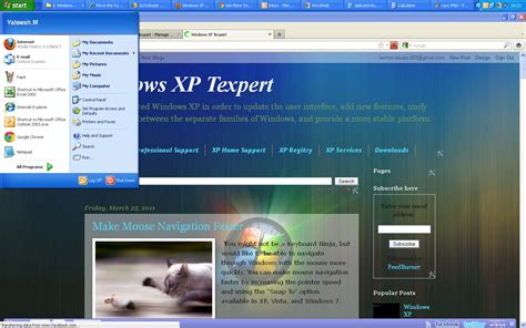 Windows XP Texpert Move The Taskbar In Windows XP