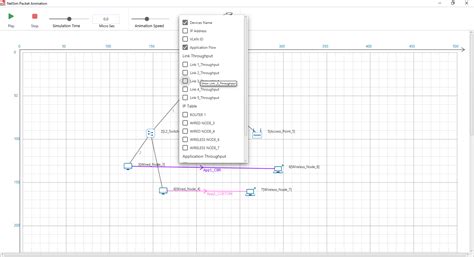 how to see throughput plots during animation netsim support portal