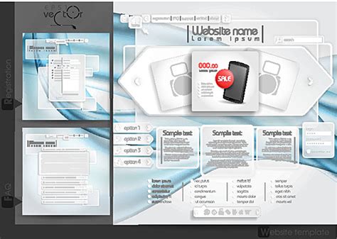 website design template menu elements silk page curve vector silk page curve png and vector