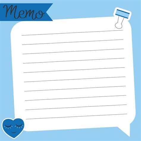 Blue Memo Paper Notes Memo And To Do Lists Used In A Diary Home Or Office 16765890 Vector