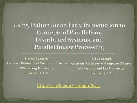 using python for an early introduction to concepts
