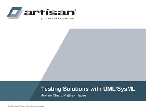 Ppt Testing Solutions With Umlsysml Powerpoint Presentation Free Download Id4249513