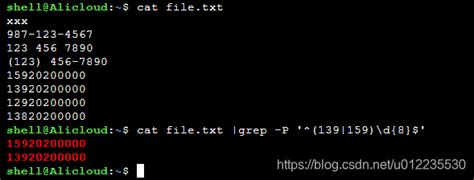 shell匹配有效电话号码 shell手机号正则表达式 csdn博客