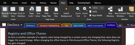 onenote dark mode compatibility · issue 109 · elvirbrk